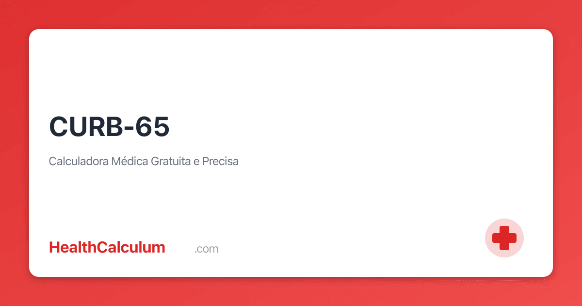 CURB-65 Score | HealthCalculum